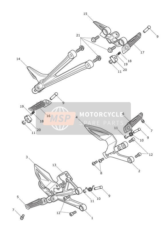 T2081930 Control Plate, Lh Part Triumph - MSP