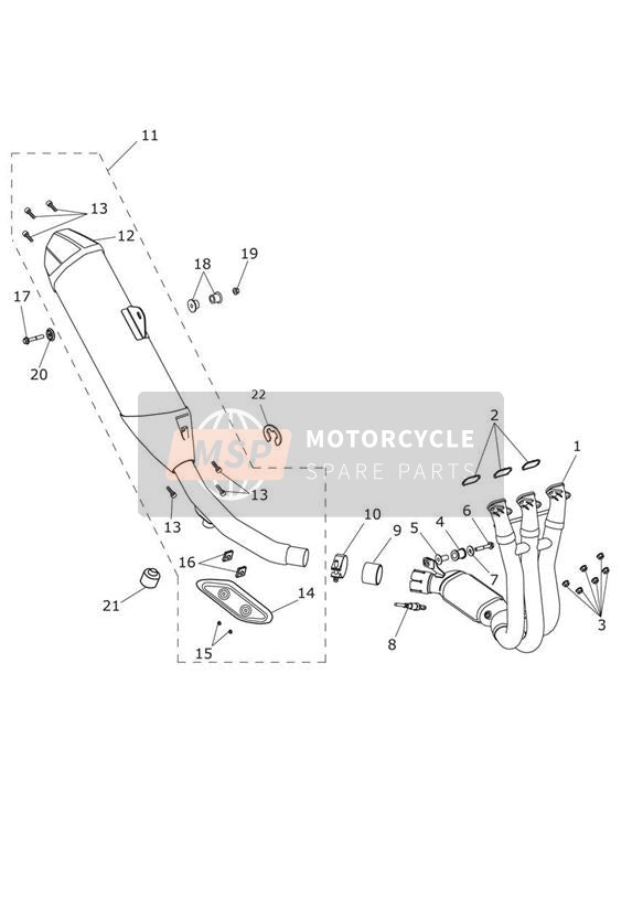 T3051055 Screw, Cap/hd, M5 X 10, Slv, Enc Part Triumph - MSP