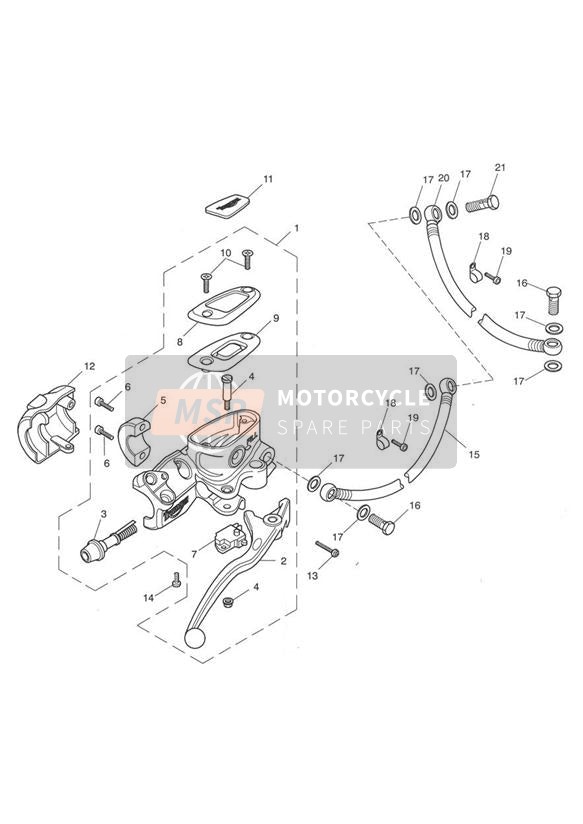 T2020006 Piston Set Part Triumph - MSP