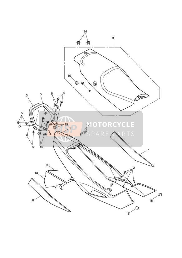 T2304723 Kit, Grab Rail Part Triumph - MSP