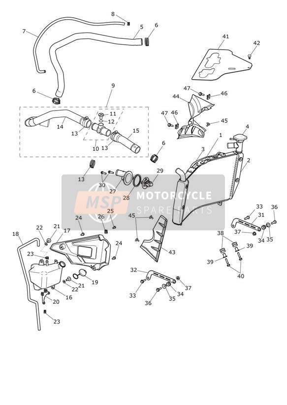 T2100980 Sheet, Heat Shield Part Triumph - MSP