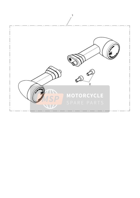 A9838036 Led Indicator Kit, D64, Short, 40 Lead Partie Triumph - MSP