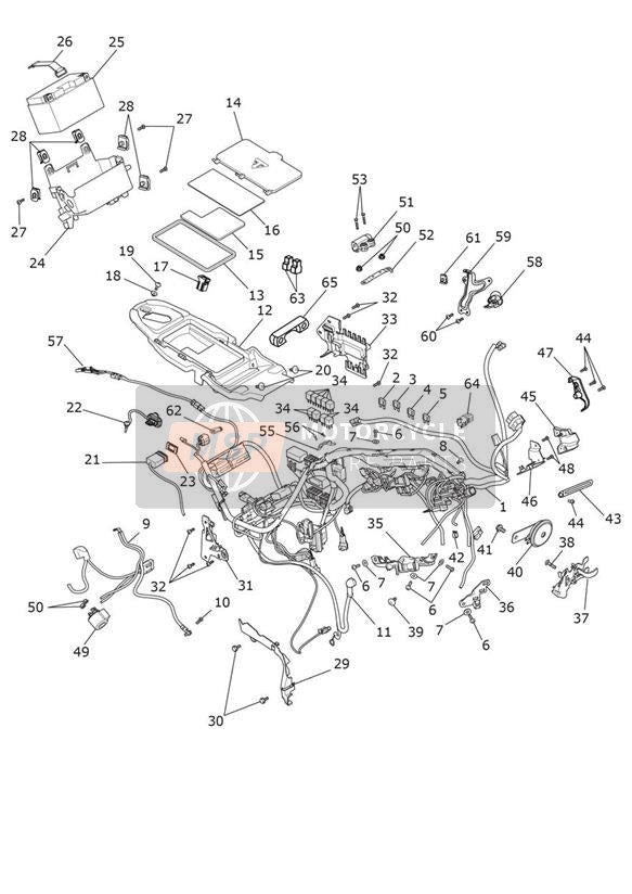 T2309804 Push Latch Part Triumph - MSP