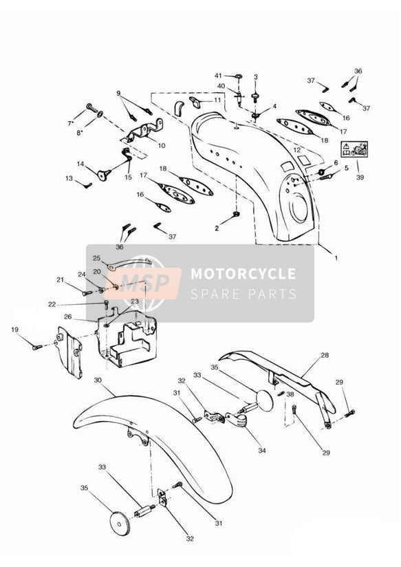 T3330635 Screw, M5 X 16, Plastic Part Triumph - MSP