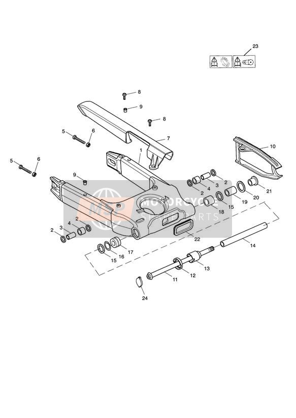 T3550127 Ring-onderdeel Triumph - MSP