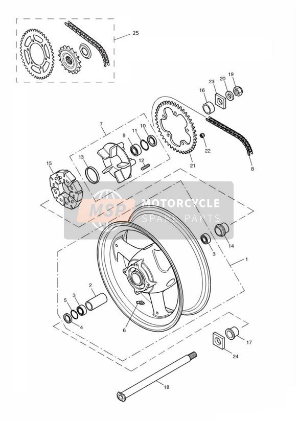 T2012095 Spacer Part Triumph - MSP