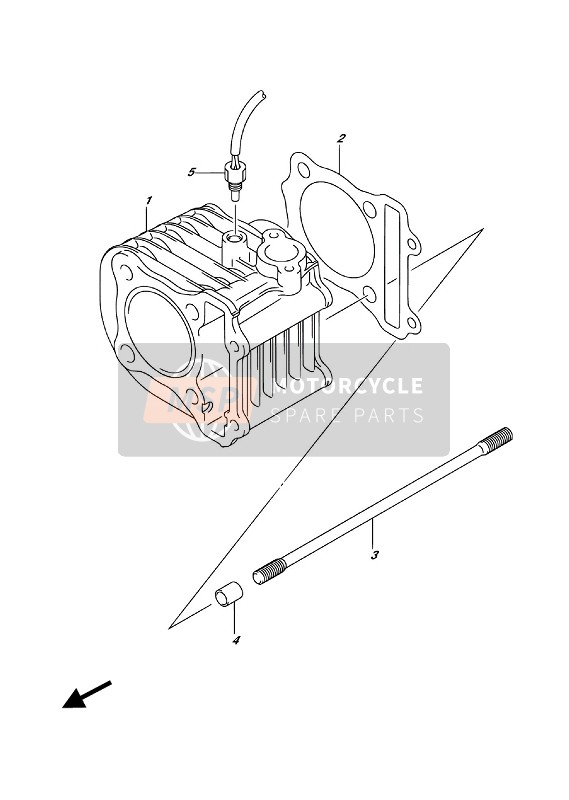 Suzuki ADDRESS 110 2016 Spare Parts - MSP