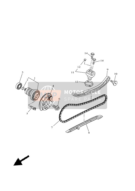 Yamaha XMAX 125 2021 CAMSHAFT & CHAIN - MSP