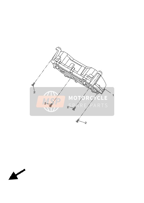 Yamaha XMAX 125 TECH MAX 2021 METER - MSP
